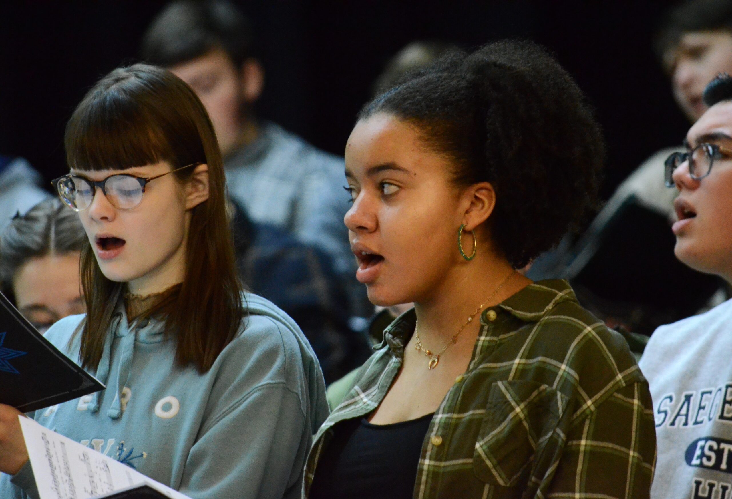 ‘Happy to be here’: District choir rehearses for Saturday concert ...